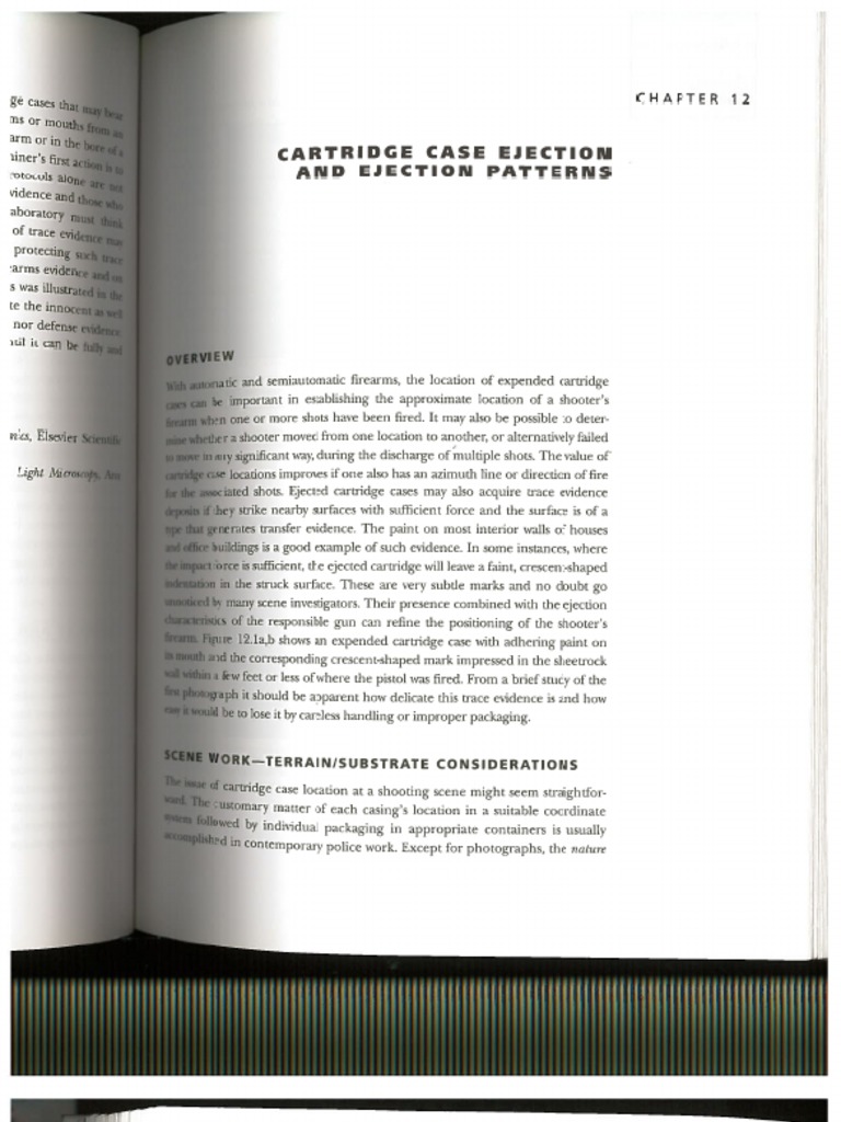 Shooting Incident Reconstruction by Lucien C. Haag Cap 9 Ejection | PDF