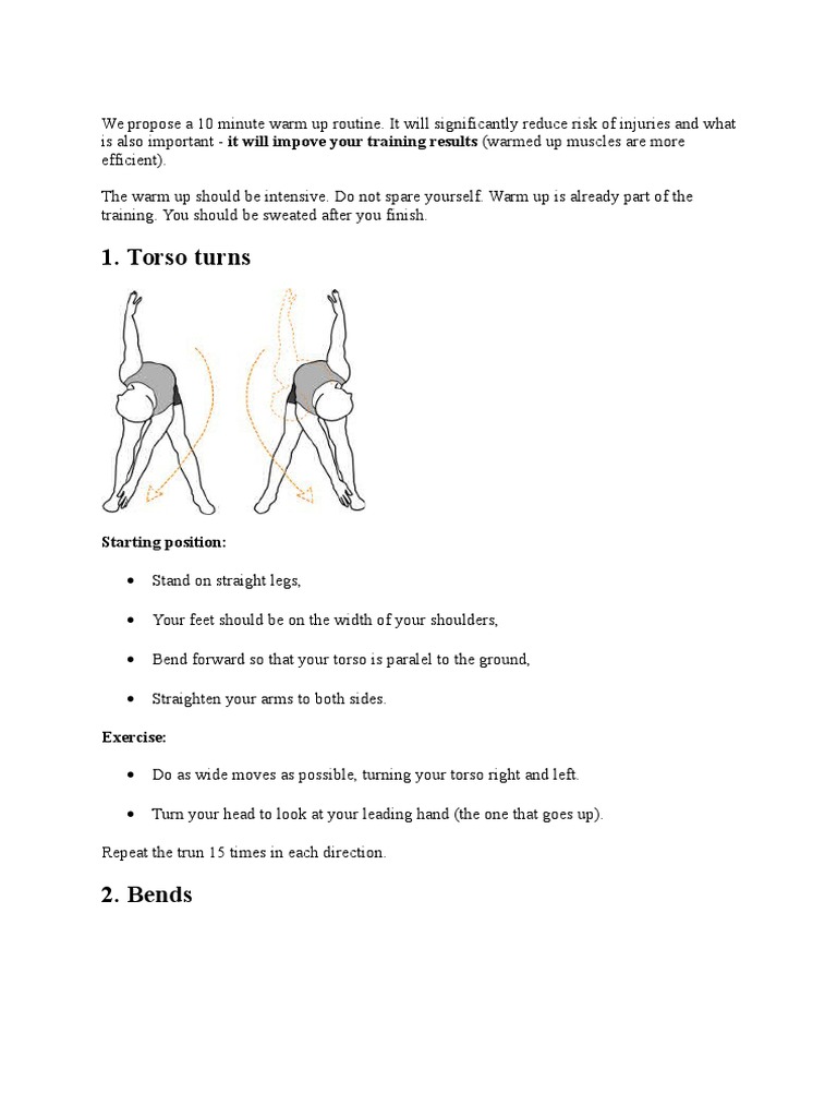 Torso Turns: Starting Position | PDF