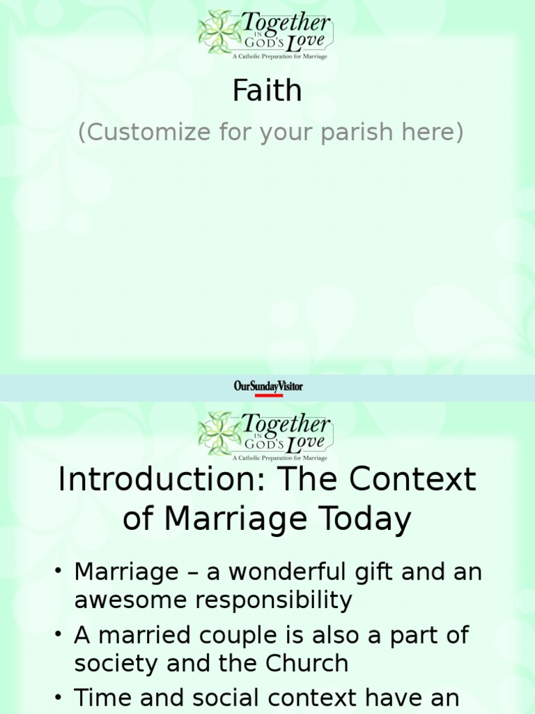 Wedding Mass Sample Slides | PDF | Marriage | Sacraments