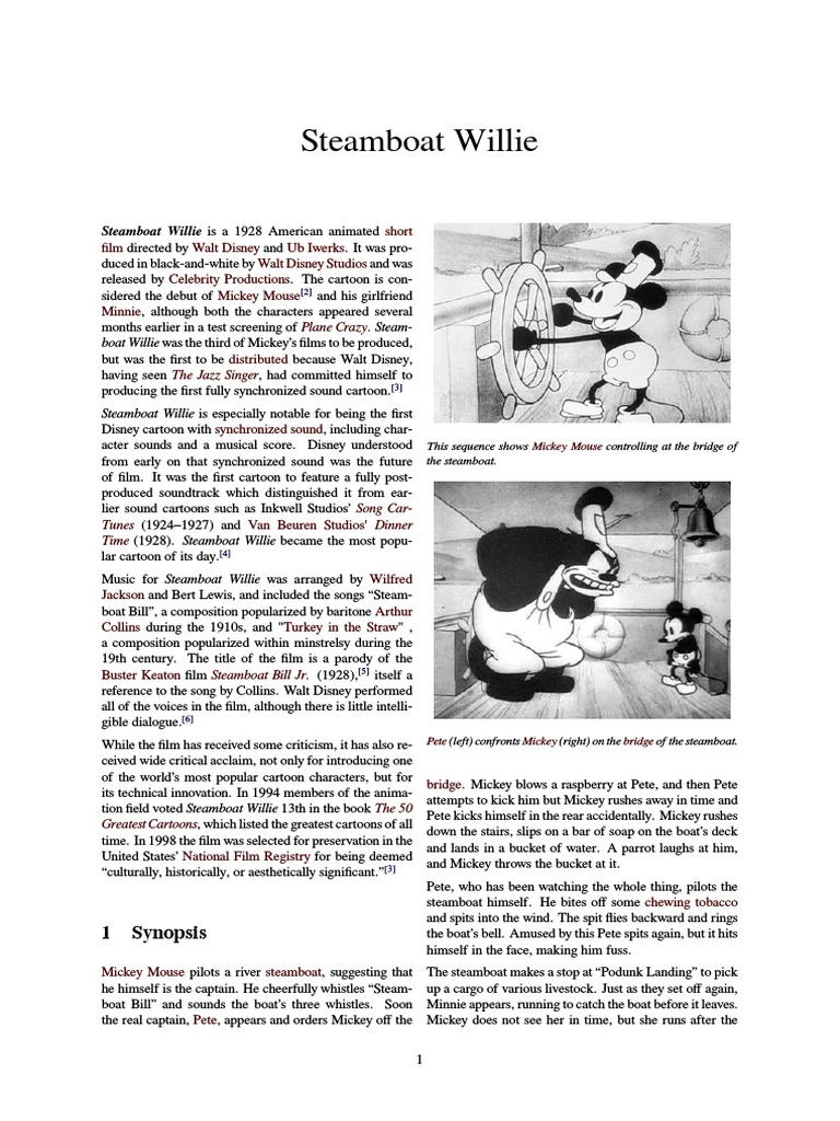Steamboat Willie | PDF