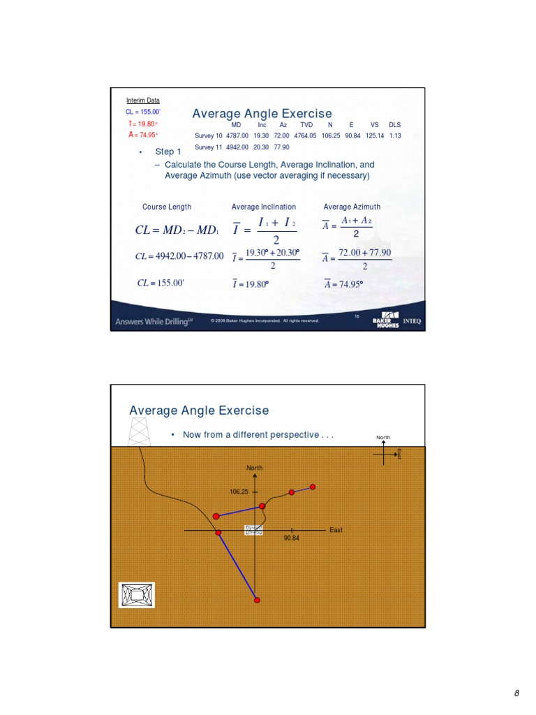 Directional Drilling Survey Calculations | Download Free PDF | Azimuth ...