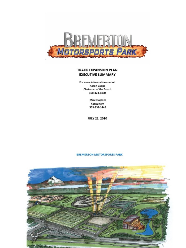 BMP Executive Summary | PDF | Oval Track Racing | Auto Racing