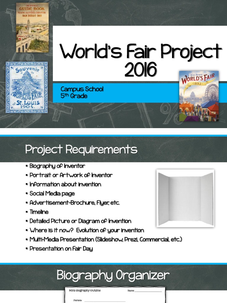 Worlds Fair Project 2016 | PDF
