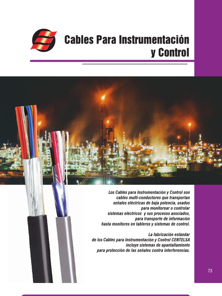 Userfiles Catalogos Catalogo Cables Instrumentacion Control | PDF