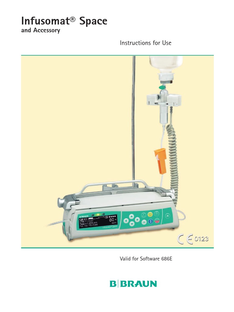 Injectomat Infusomat® Space | PDF | Intravenous Therapy | Menu (Computing)