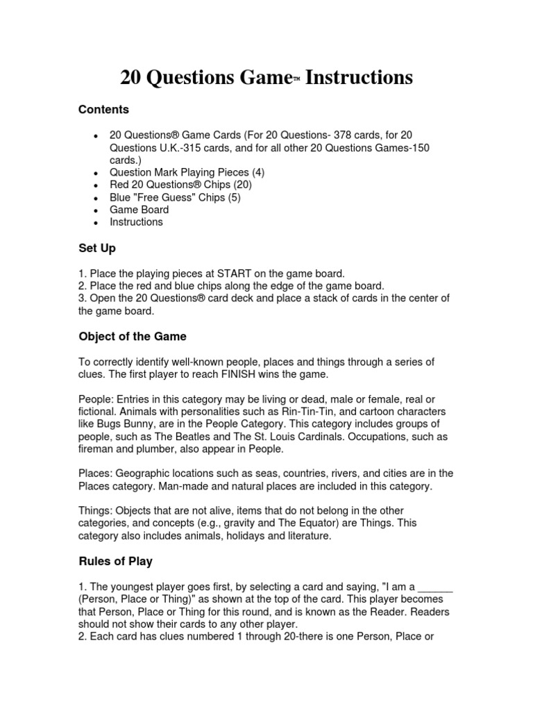 Game Instructions | PDF | Entertainment | Gaming