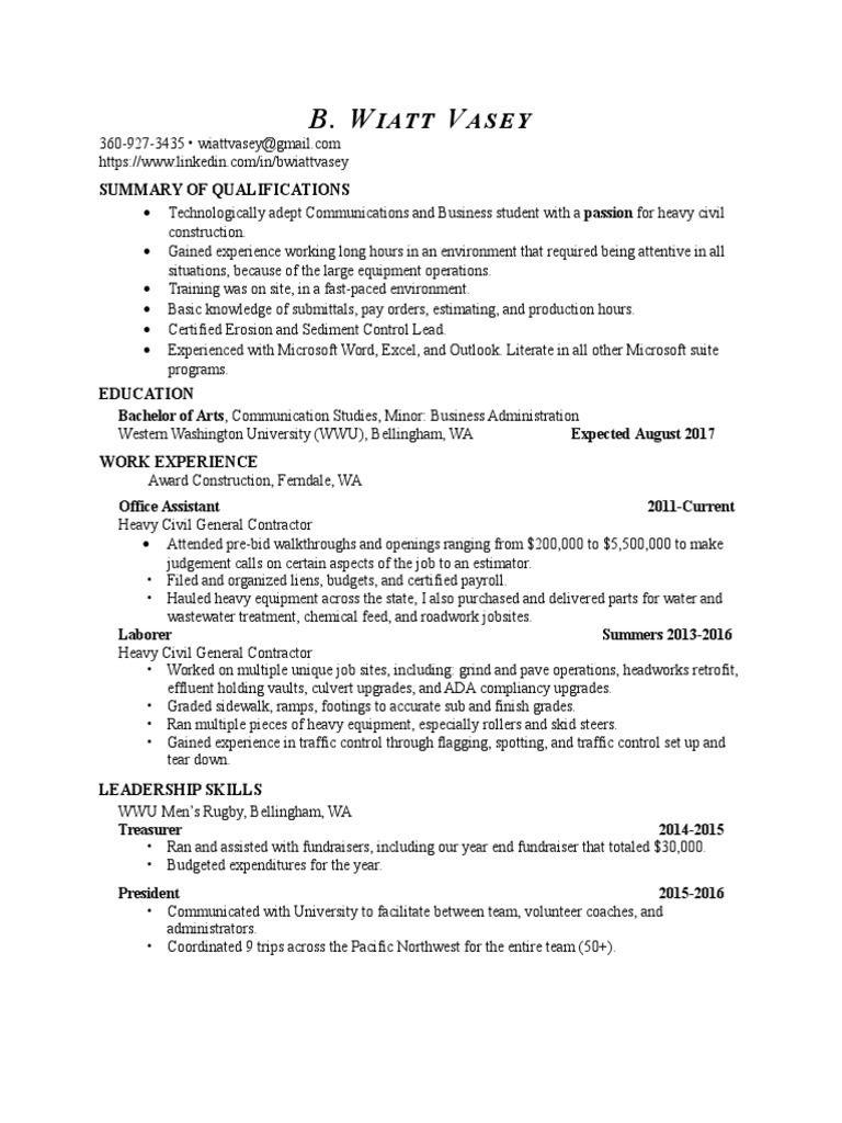 Resume Final | PDF