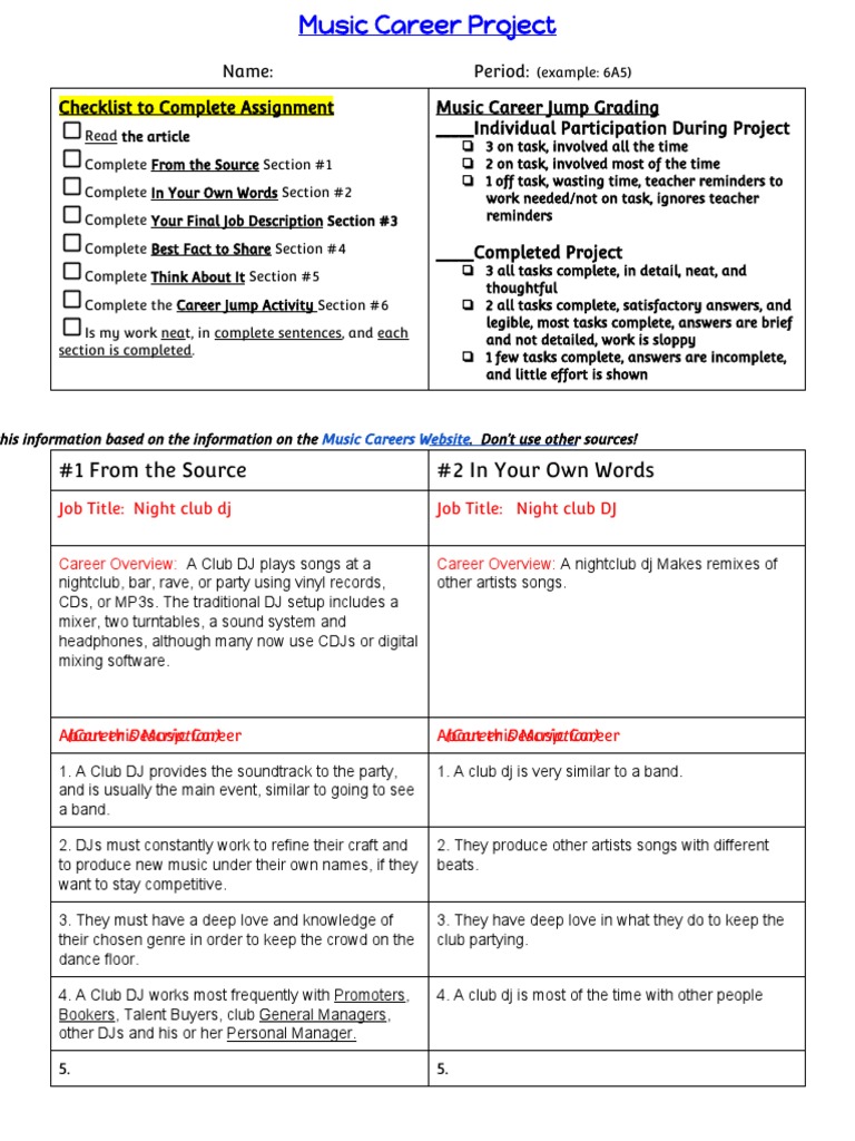 Bleiman Copyofmusiccareerproject | PDF | Disc Jockey | Leisure