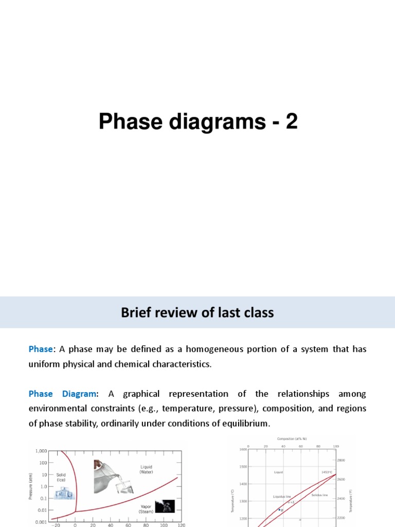 Phase Diagrams | PDF