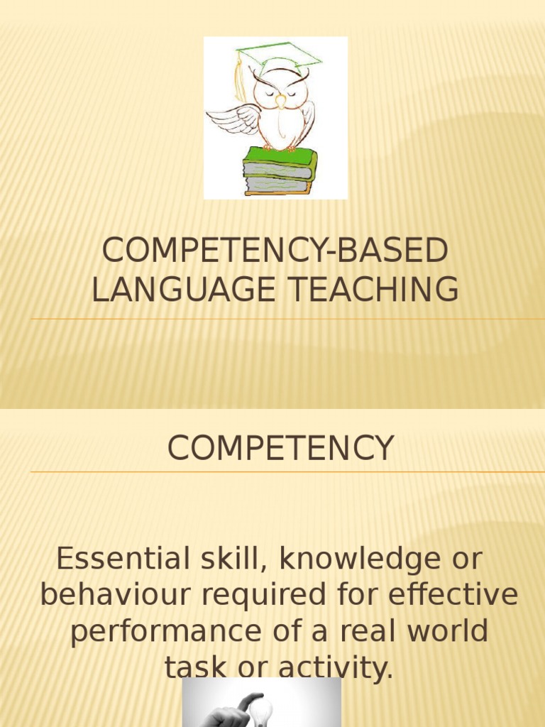 Competency-Based Language Teaching Calosc | PDF | Educational ...