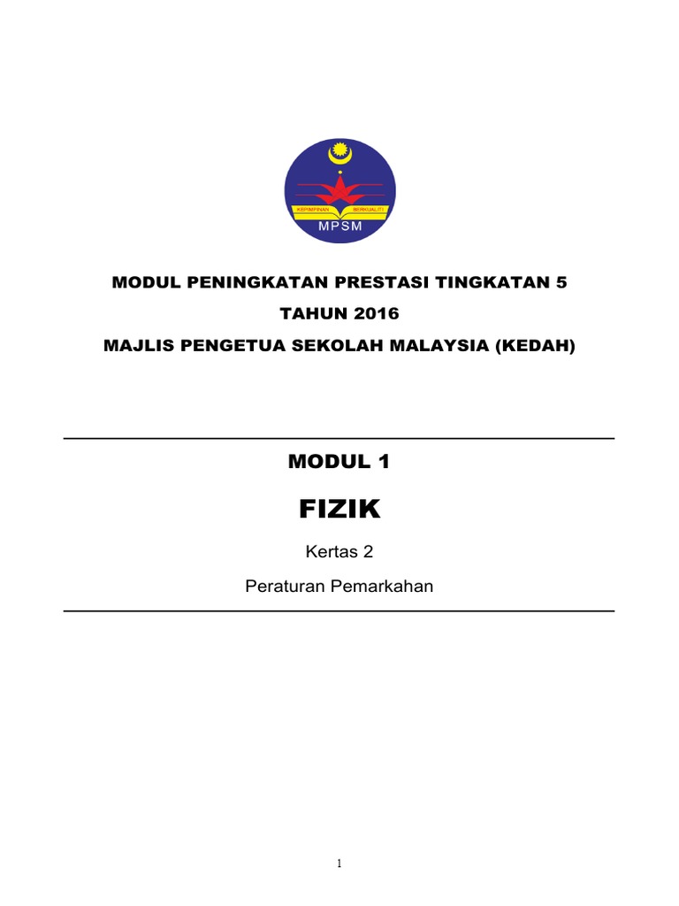 Skema Fizik Kedah Percubaan K2 F5 PDF | PDF | Waves | Antenna (Radio)