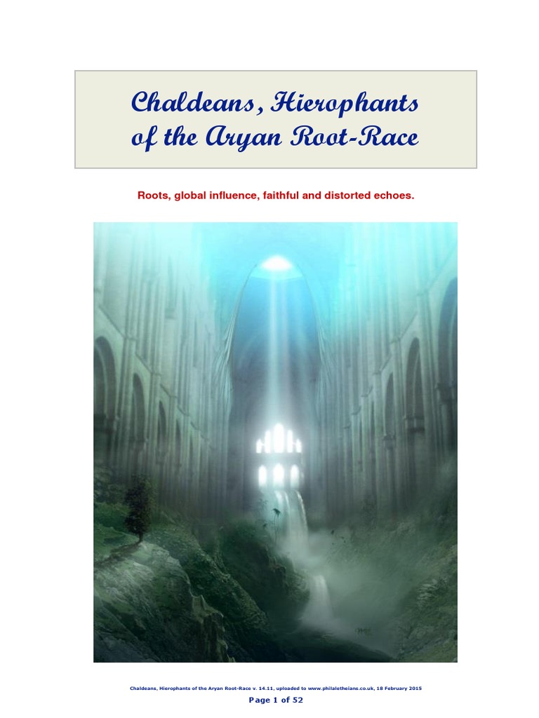 Chaldeans, Hierophants of The Aryan Root Race | PDF | Helena Blavatsky ...