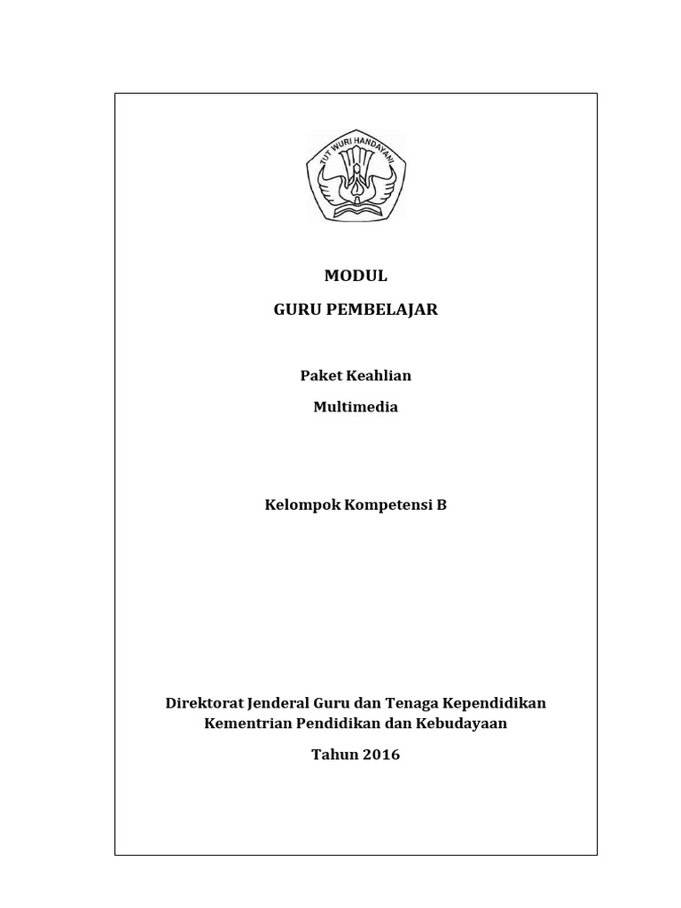 Bahan Bacaan Modul B Nirmana Trimatra Profesional | PDF