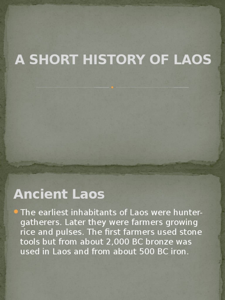 Brief History of Laos and Its Colonization | PDF | Laos | Thailand