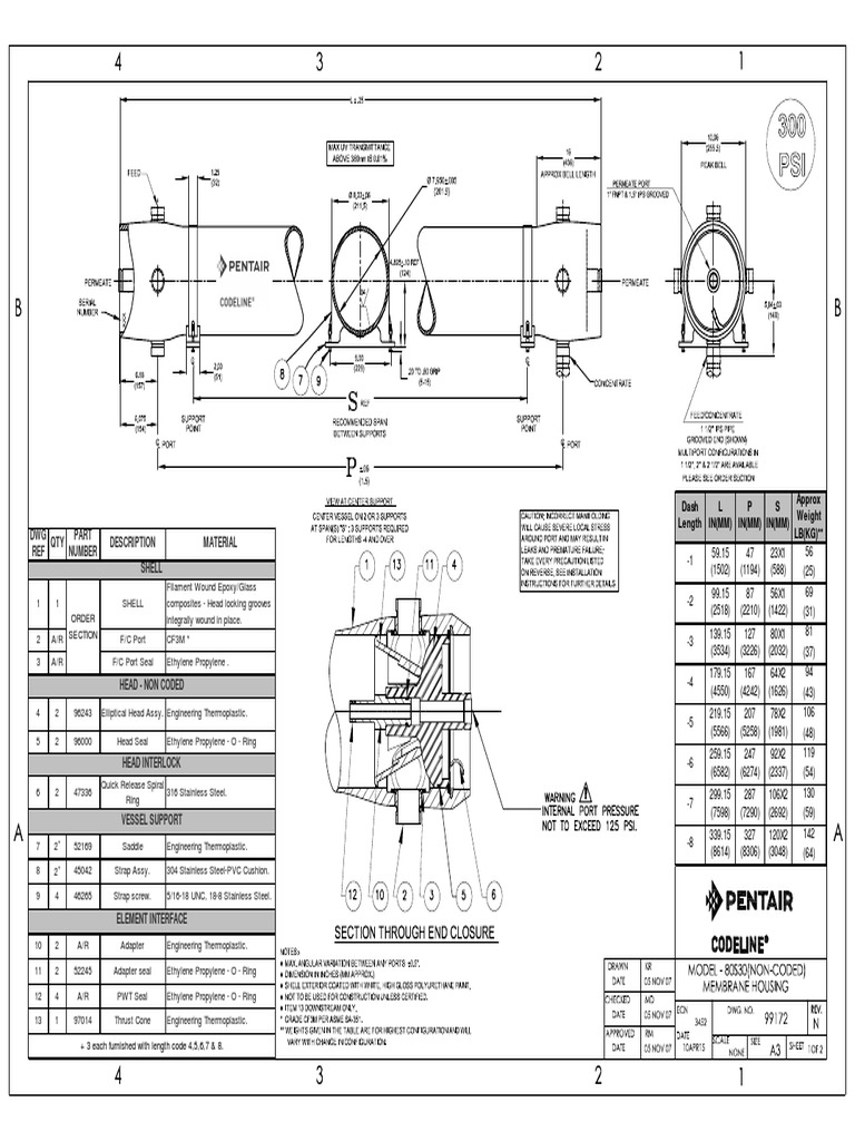 Codeline Drawing 80S30 Non Coded | PDF | Corrosion | Pipe (Fluid Conveyance)