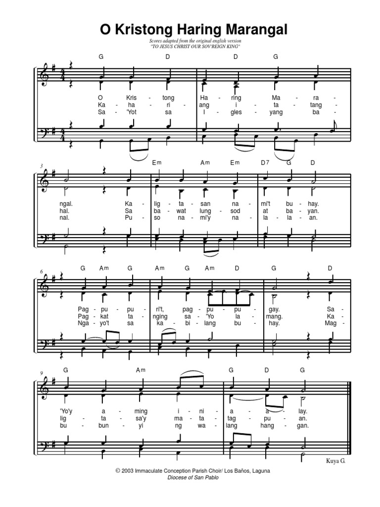 O Kristong Haring Marangal1 | PDF