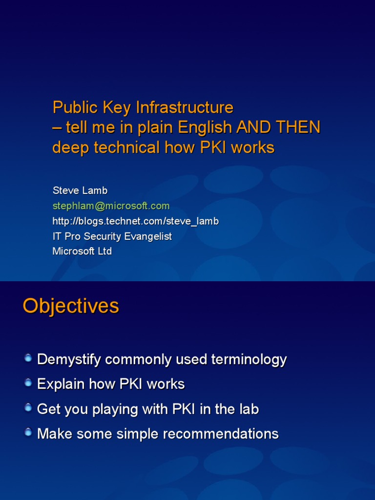 PKI | PDF | Public Key Cryptography | Key (Cryptography)