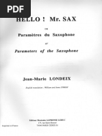Saxophone Multiphonics | PDF