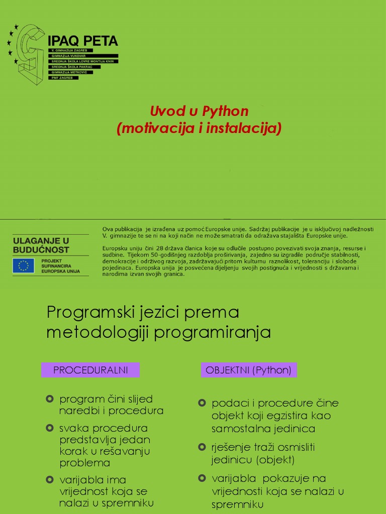 Uvod U Python | PDF