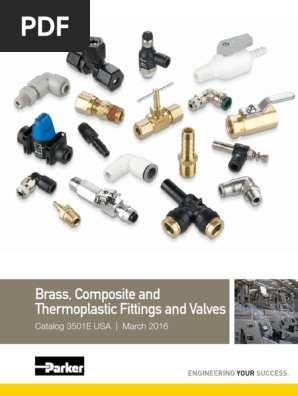 Composite Parker FCC731-6M-4G Flow Control Regulator 6 mm and 1/4 Push ...