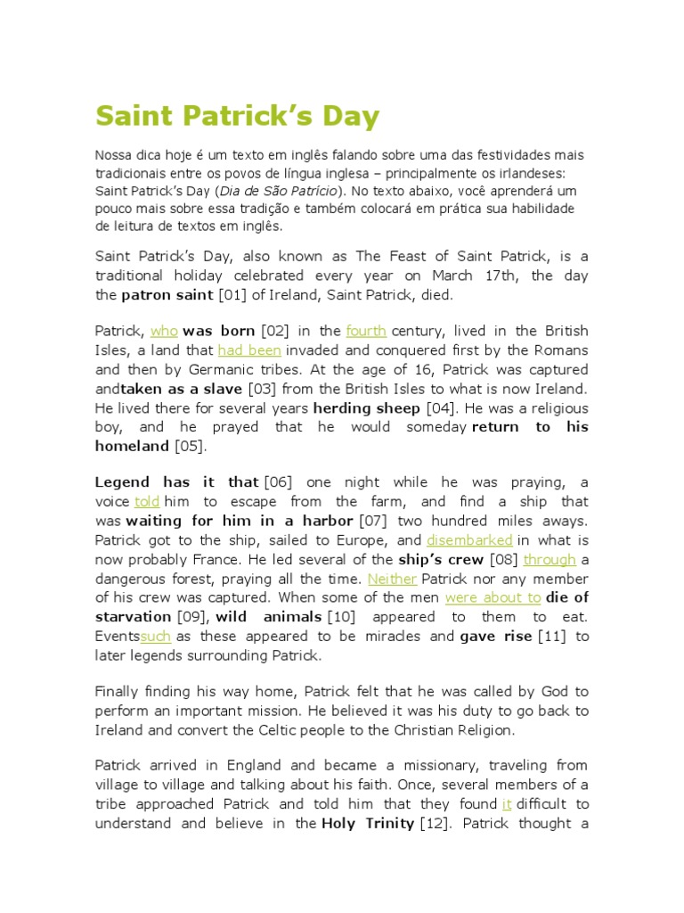 Saint Patrick | PDF | Saint Patrick | Religion And Belief