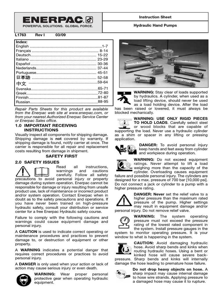 Enerpac PDF | PDF