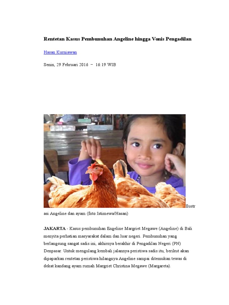 Kasus Dan Fenomena Angeline | PDF