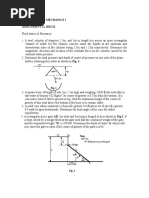 Hydrostatic Pressure Problems and Solutions | PDF | Pressure | Triangle