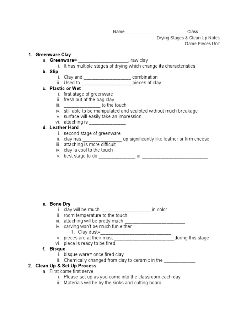 Day One Lesson 2 3 Notes Ws Blanks | PDF