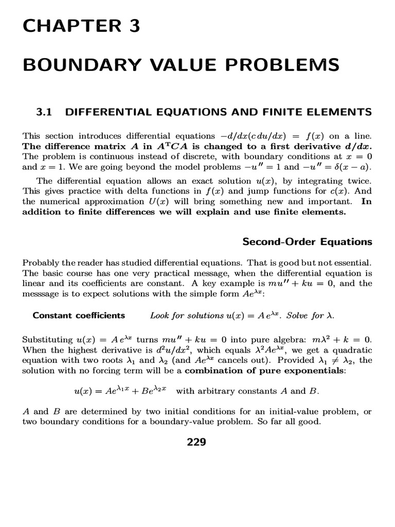 Boundary Value Problem Pdf