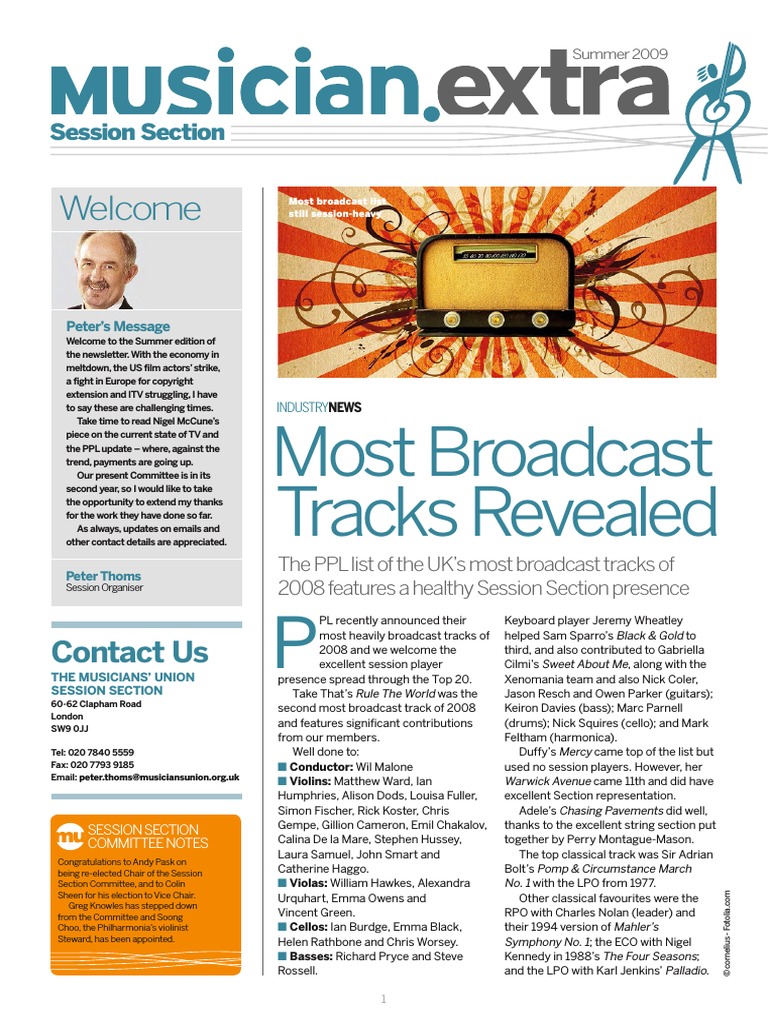 Musician Extra Session | PDF | Bbc | Public Broadcasting