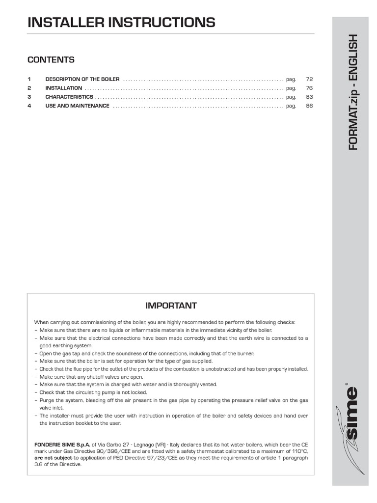 Boiler Installation Guide | PDF | Water Heating | Boiler