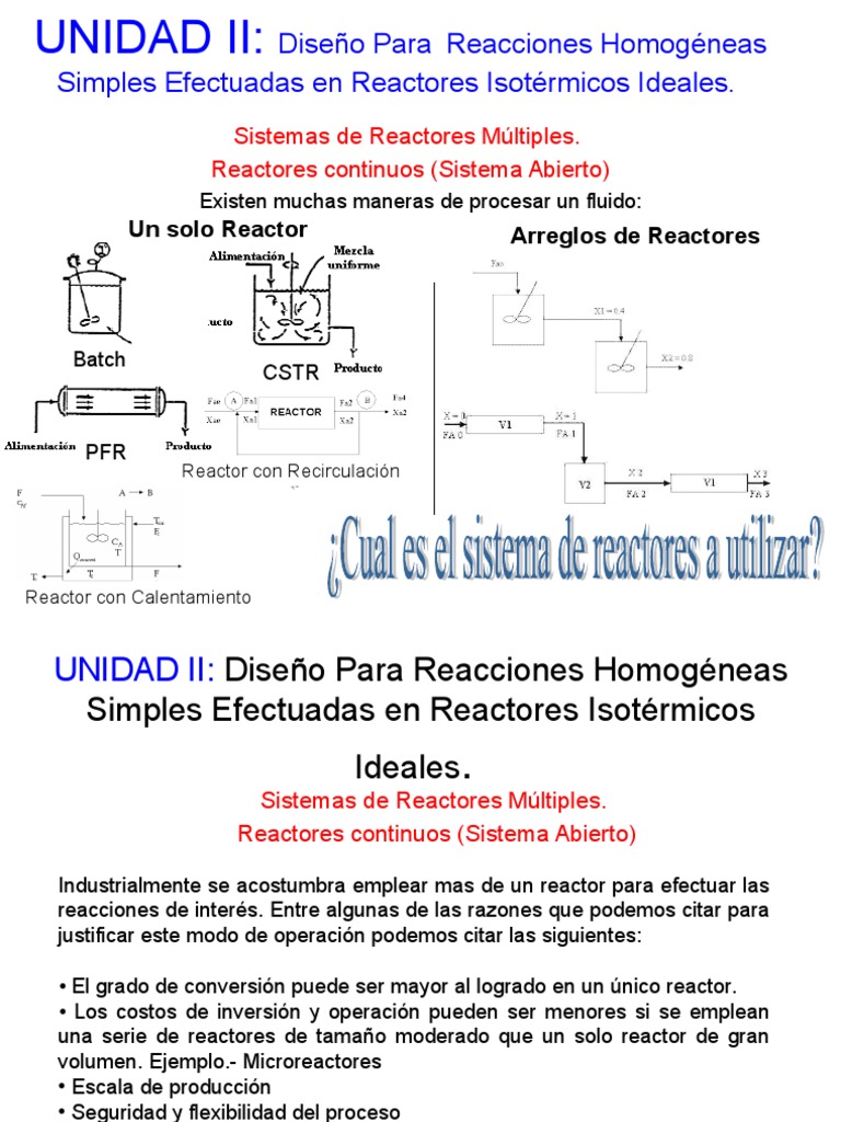 Optimizacion de Sistemas de Reactores Multiples | PDF | Reactor Quimico | Motor a reacción