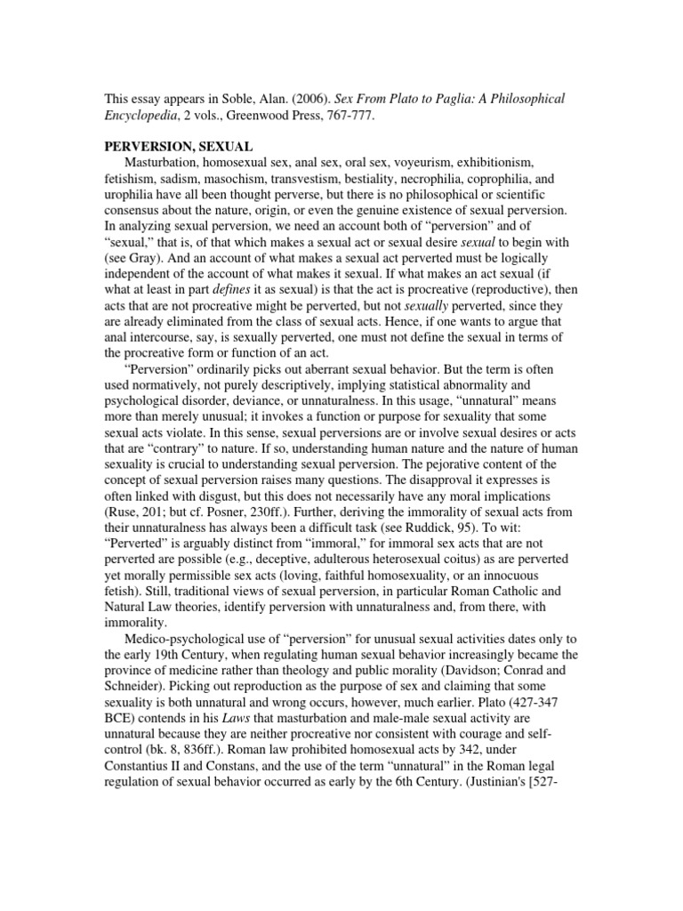 Perversion Sexual | Diagnostic And Statistical Manual Of Mental ...