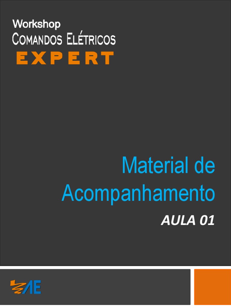 Workshop Comandos Eletricos Expert Material de Estudos - Aula01 | PDF | Relé | Eletricidade
