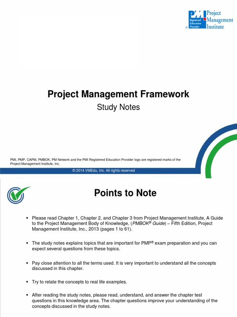 Project Management Framework PDF | PDF