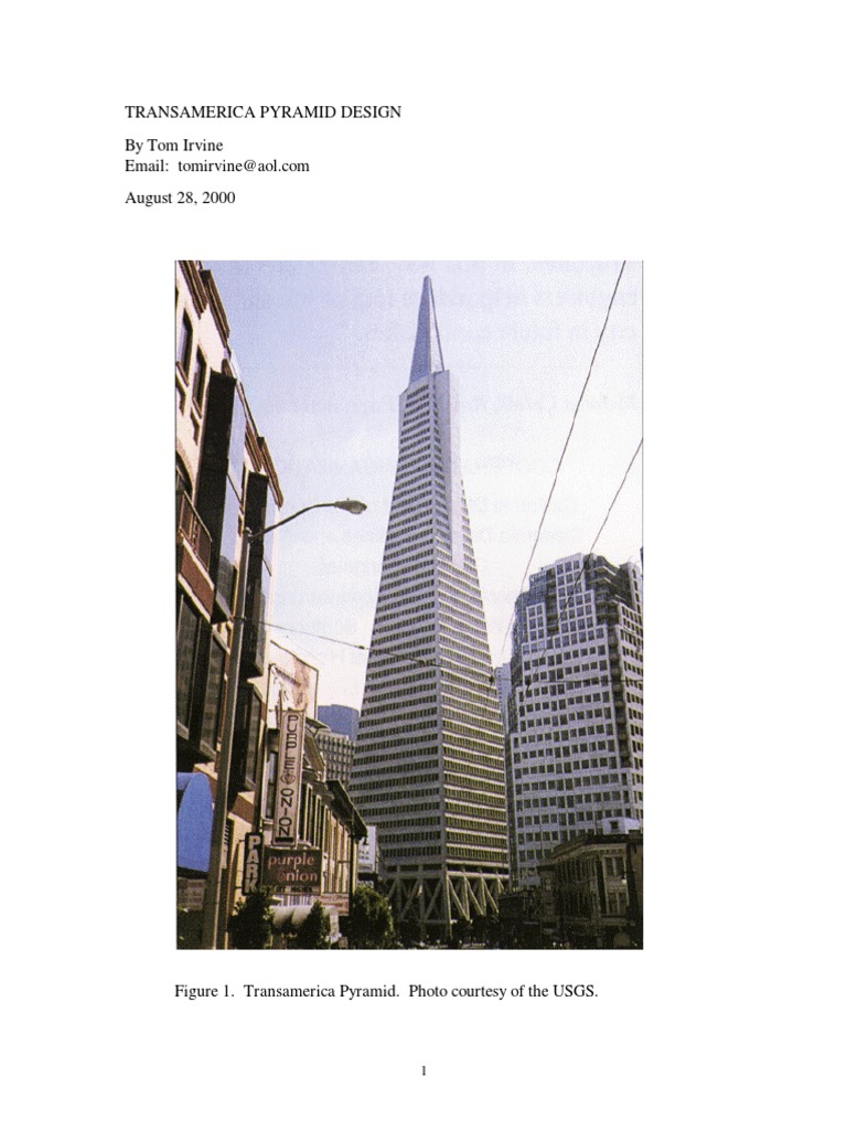 Transamerica Pyramid Earthquake Resilience | PDF