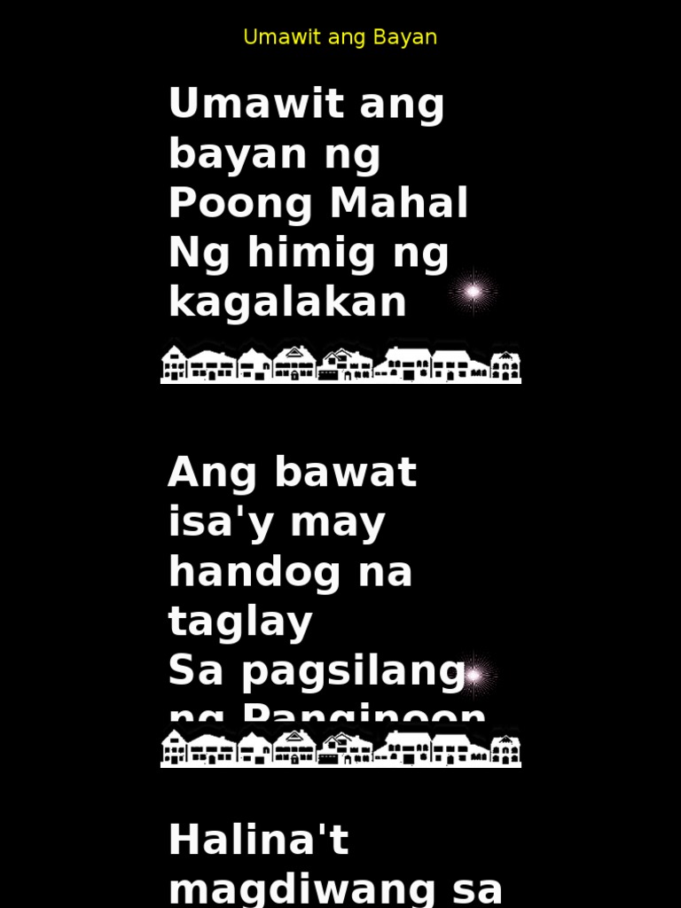 Umawit Ang Bayan