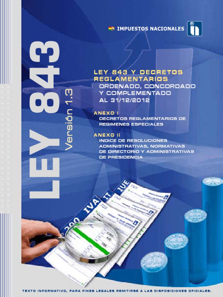 LEY 843 Vrs 1 - 3 - Compendio PDF | PDF | Impuestos | aduana