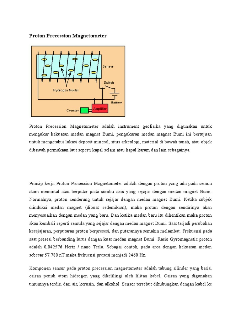 Proton Precession Magnetometer | PDF