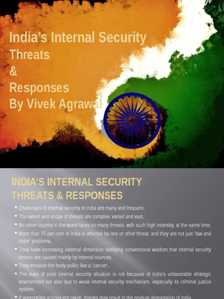 Internal Security Issues & Concerns India - POINTERS - Vivek Agrawal ...