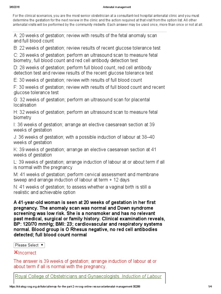 Start Og Q & A From Rcog | PDF | Childbirth | Ovarian Cancer