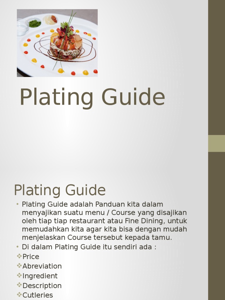 Plating Guide | PDF