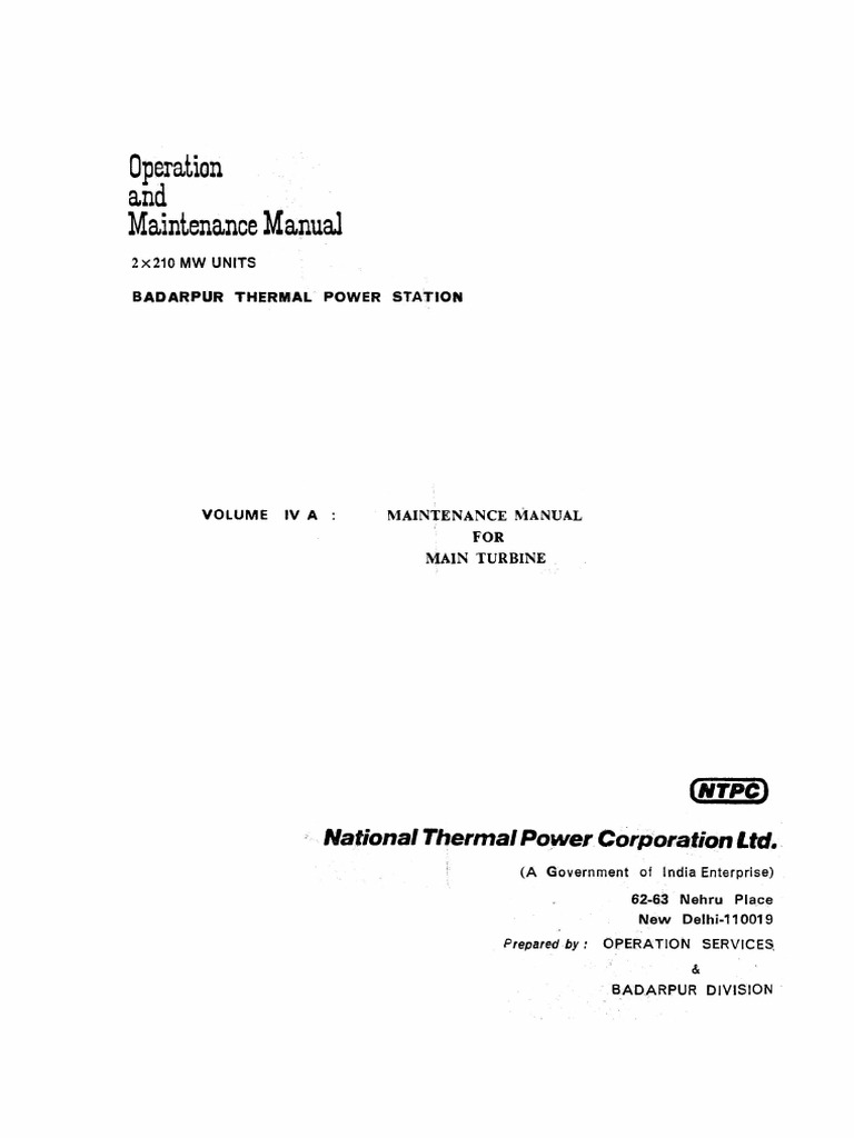 210 MW Bhel Turbine | PDF