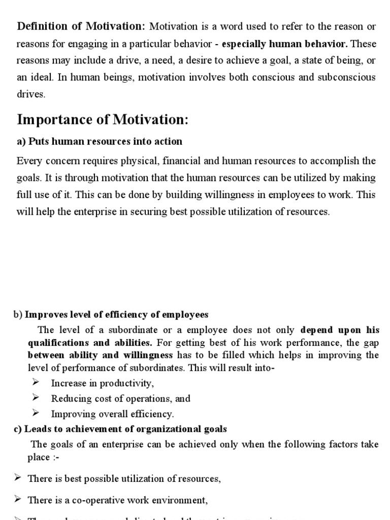 An In-Depth Look at Motivation: Its Definition, Importance, Theories ...