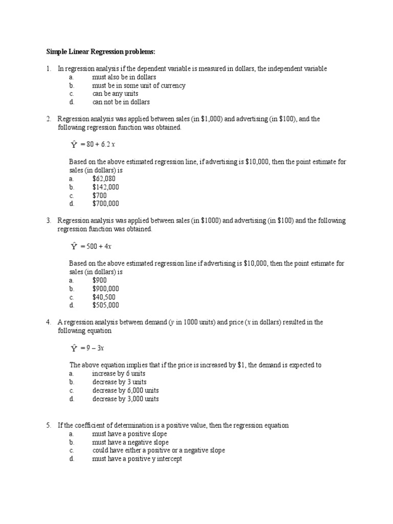 Practical Problems in Statistic | PDF | Coefficient Of Determination ...