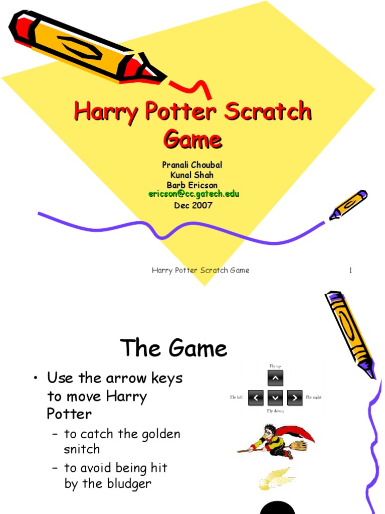 Harry Potter Scratch Guide | PDF | Software | Computing