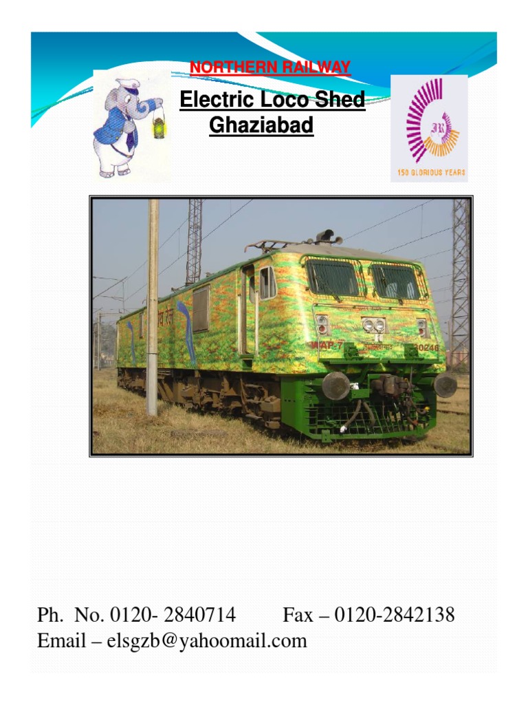 Ghaziabad Electric Loco Shed Overview | PDF | Technology & Engineering