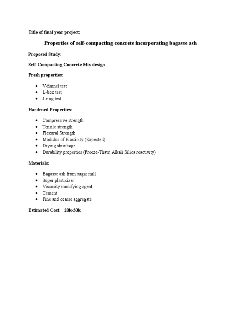 Proposed Final Year Project | PDF