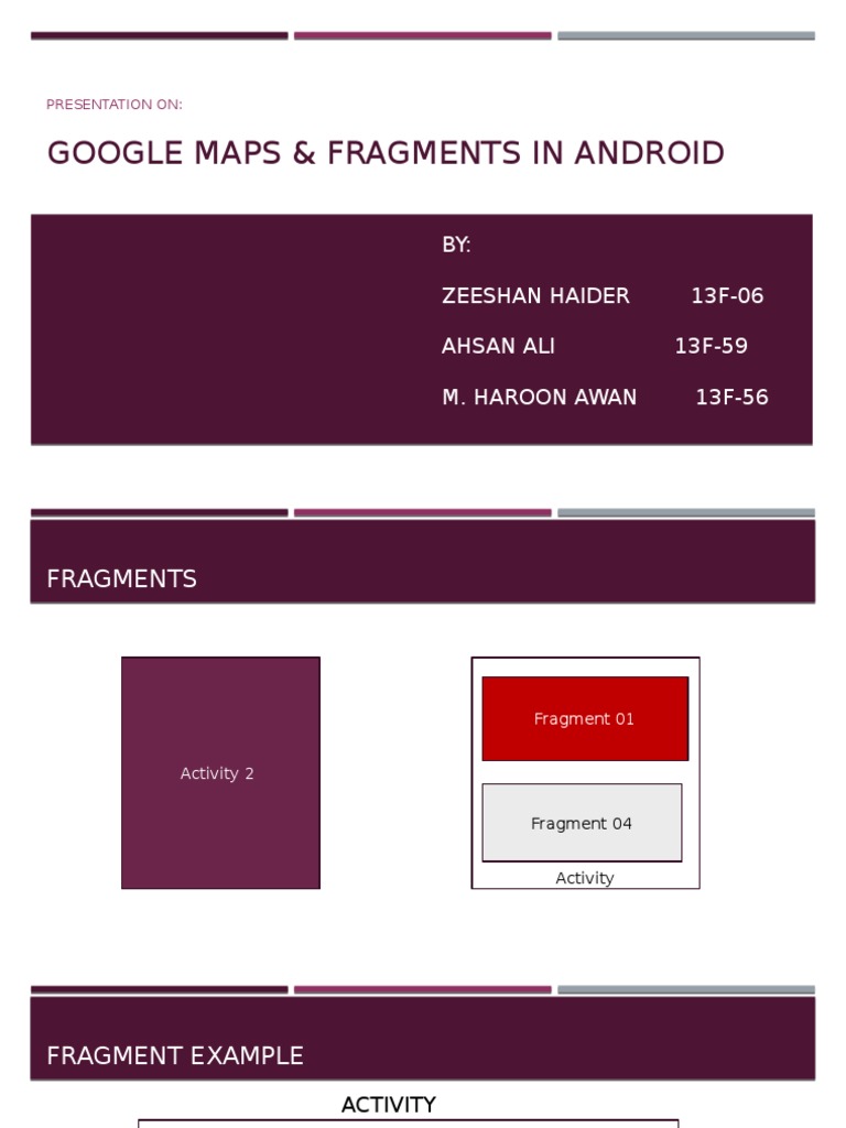 Google Maps & Fragments | PDF